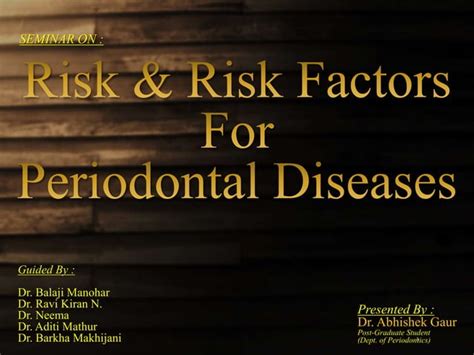 Risk And Risk Factors By Dr Abhishek Gaur 8741095005 Pptx