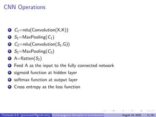 Cnn Backpropagation Derivation PDF