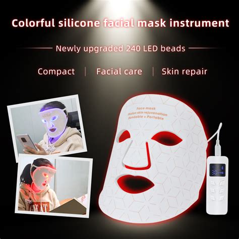 Badu Bg Led маска Фотонна светлинна терапия Грижа за кожата Хирургическо спа избелване