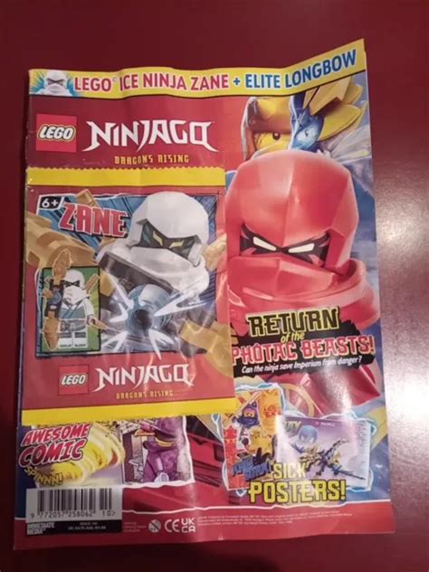 Lego Ninjago Magazine Issue Ninja Zane Minifigure Picclick Uk