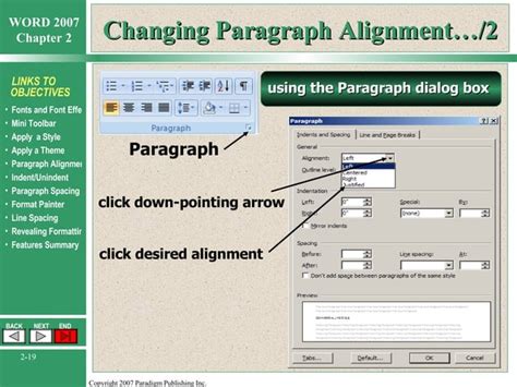 Word Chapter 2 Formatting Characters And Paragraphs Ppt Desktop Publishing Computer