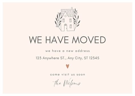 Free Printable Change Of Address Template Template Samples