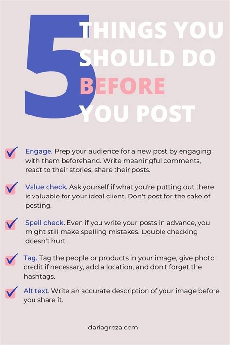 5 Things You Should Do Before You Post Social Media Marketing Content Social Media Blog