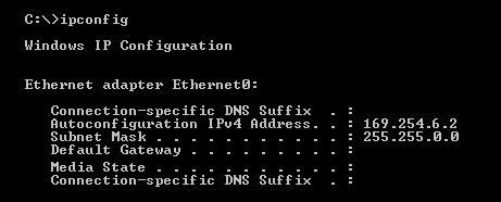APIPA Addresses APIPA Address Range