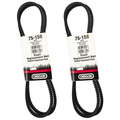 Oregon 75 158 Sets Of 2 35 14 Drive Belt Mtd Two Stage Snow Blowers 2