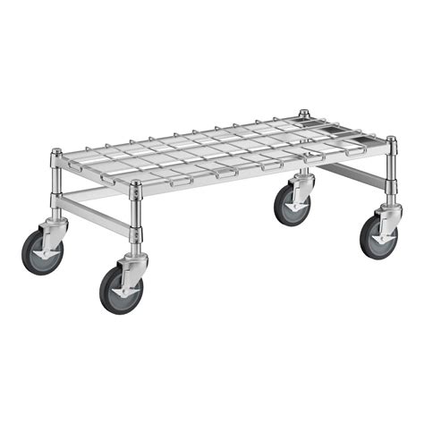 Regency 18 X 36 Heavy Duty Mobile Chrome Dunnage Rack With Mat