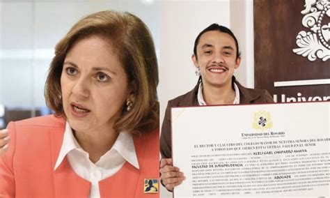 María Del Rosario Guerra Criticó Título De Abogade De U Rosario