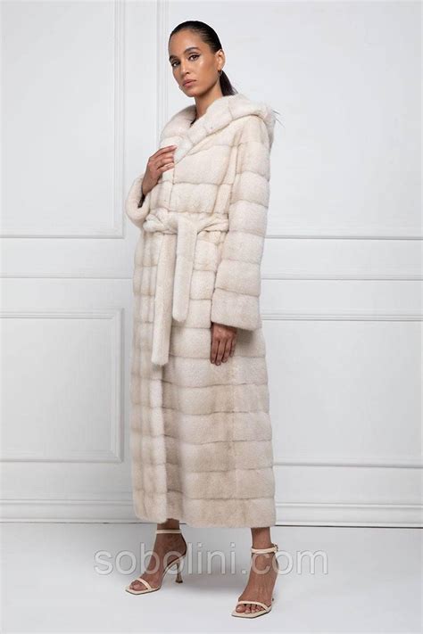 Шуба норкова з капюшоном продаж ціна у Києві Жіночі шуби від Хутряна фабрика Tm Sobolini в