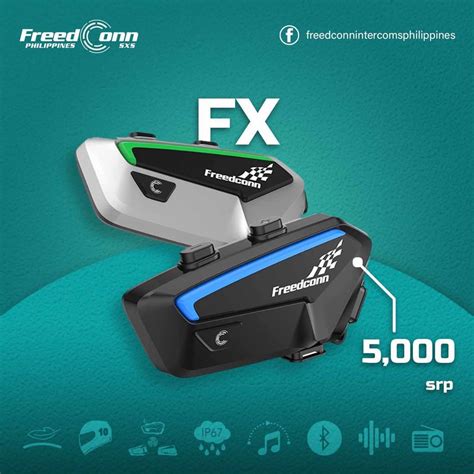 Freedconn Fx Bluetooth 5 0 Motorcycle Intercom Helmet Headset Water Resistant Lazada Ph