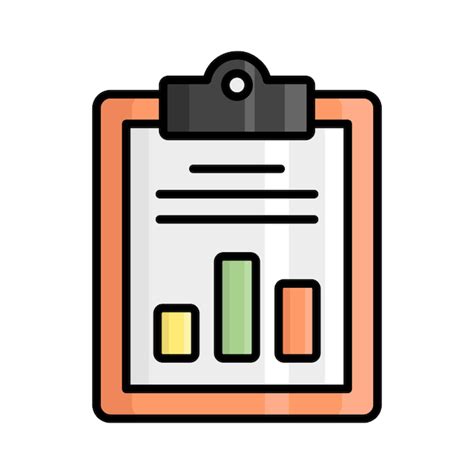 Premium Vector A Bar Chart Vector Icon Concept Of Business Report