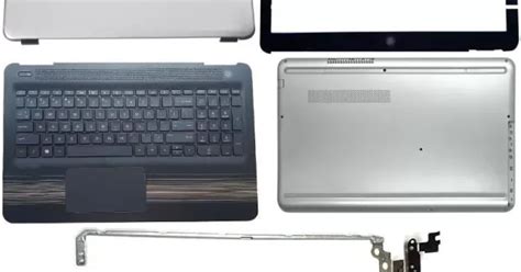 Hp Pavilion Au Au Tx Lcd Top Cover Bezel Hinges With Touchpad Palmrest Keyboard And