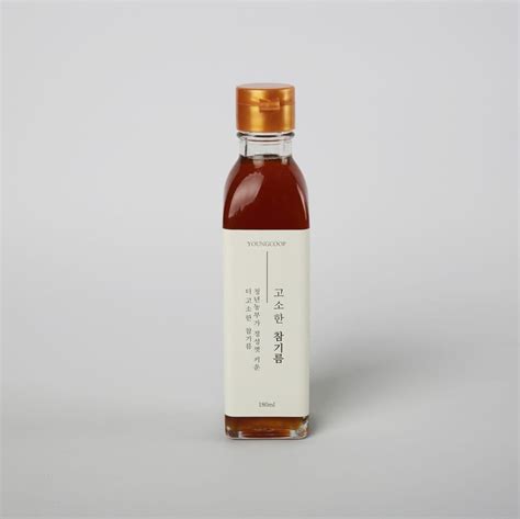 띵굴마켓 청년농부 더 고소한 참기름 180ml