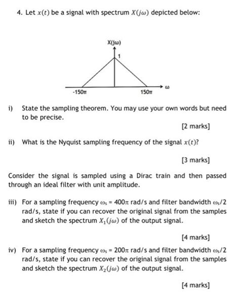 solved 3 let x t sin 2nt 00 n p t 8 t n 00 xp t
