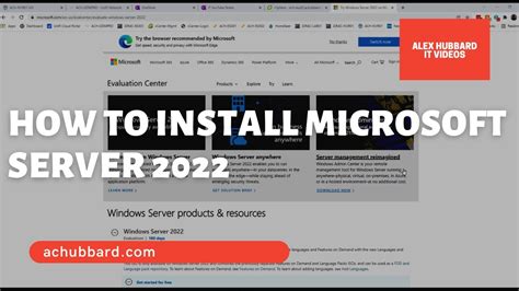 Install Microsoft Server 2022 On A Vmware Virtual Machine Install Microsoft Server 2022 On A Vmware Virtual Machine