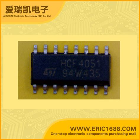 Analog Multiplexer Single HCF4051 Automotive 16 Pin PDIP Marking HCF4051 Welcome To Eric Online