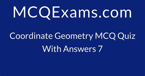 Mcq Questions For Class 9 Maths Coordinate Geometry Quiz 7