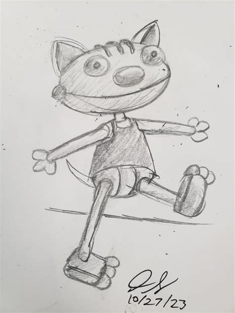 The Walking Cat Approaches R Rugrats