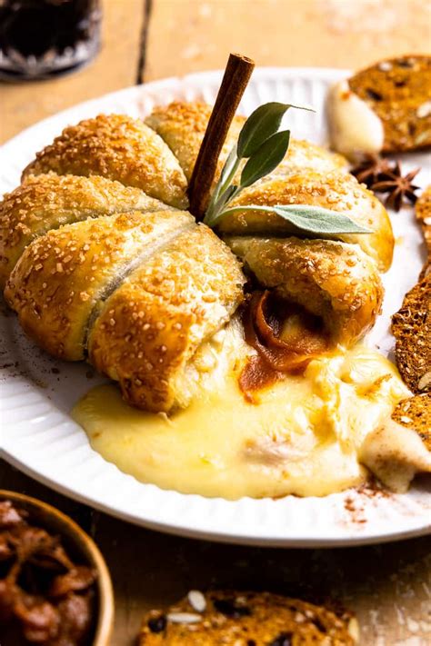 Pumpkin Puff Pastry Baked Brie Modern Farmhouse Eats