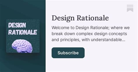 Design Rationale Daniela Substack