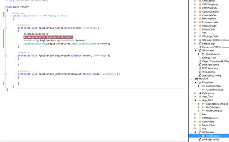 kentico global asax file issue after publishing stack overflow