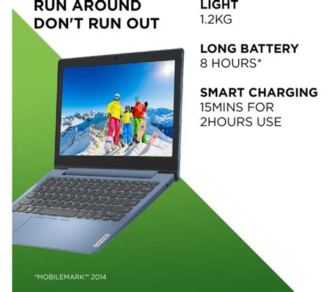 Lenovo Ideapad Slim I Laptop Intel Celeron Gb Emmc Blue Vt Nuk Currys
