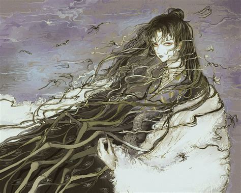 Bossmonsterbani Original Highres 1other Absurdly Long Hair Arthropod Limbs Black Hair