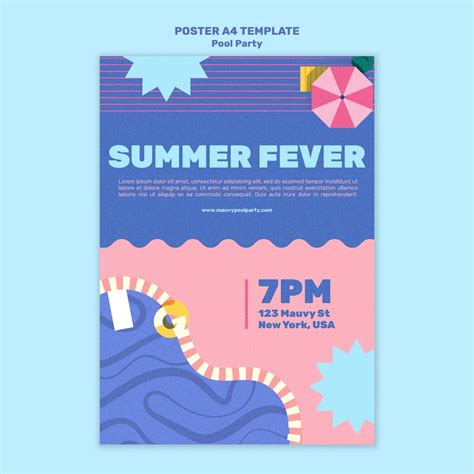 여름 포스터 이미지 Freepik에서 무료 다운로드