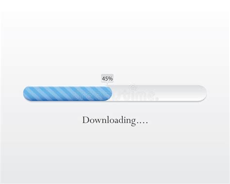 Vector Loading Bar Stock Vector Illustration Of Downloading 41656993