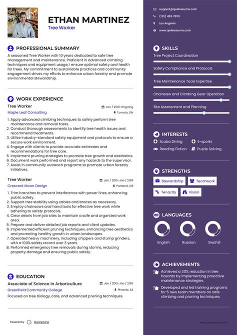 10 Tree Worker Resume Samples Templates For 2025 10 Tree Worker Resume Samples Templates For 2025