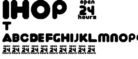 Ihop Font Fancy Groovy
