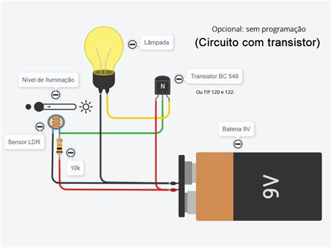 Sensor Ldr 5mm Resistor Dependente De Luz Robótica Educacional Brasil