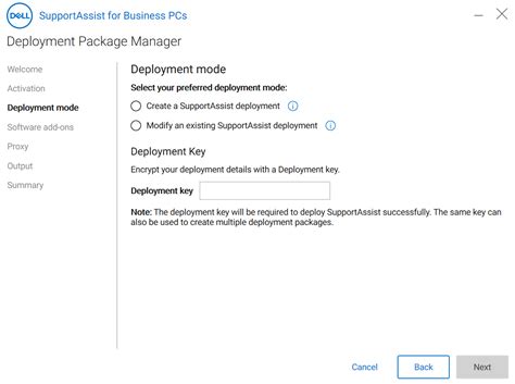 How To Create And Install A Supportassist Deployment Package Dell Us