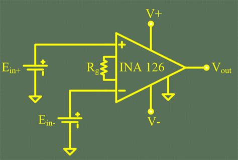 Solved Given An Ina126 ﻿instrumentation Amplifier