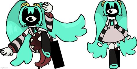 Image Tagged In Hatsune Miku Miku Weirdcore Dreamcore Character Design Imgflip