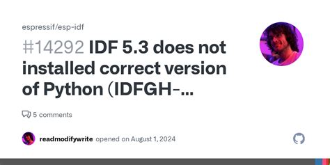 IDF 5 3 Does Not Installed Correct Version Of Python IDFGH 13382