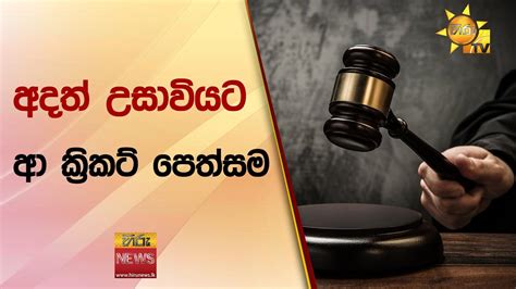 අදත් උසාවියට ආ ක්‍රිකට් පෙත්සම Hiru News Youtube