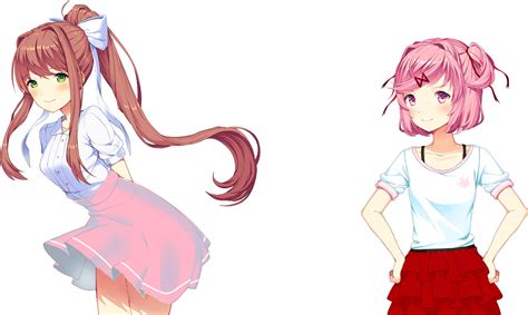 Download Anime Girls Two Poses
