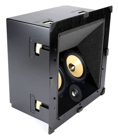 An Open Black Box With Two Speakers On It S Sides And One Speaker In
