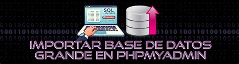 Cómo Importar Una Base De Datos Grande En Phpmyadmin