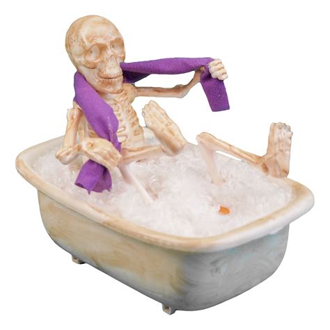 Animerat Badande Skelett Prop Partykungen