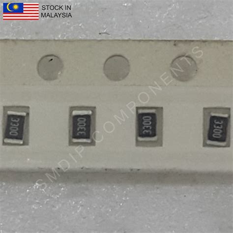 10 Pcs Yageo 330r ±1 0805 Smd Resistor 3300 Shopee Malaysia