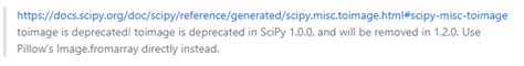 保存array格式数据成灰度图片，出现attributeerror Module Scipy Has No Attribute