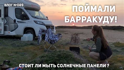 Сколько барракуд мы поймали на Северном Кипре 🎣 Стоит ли мыть солнечные панели Влог 089