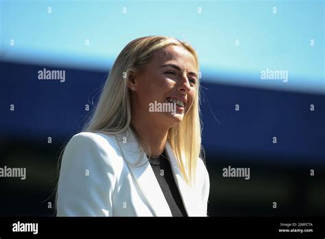 London Uk 06th Aug 2022 England Womens Player Chloe Kelly Seen At