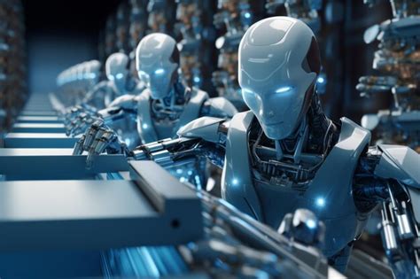 Premium Photo Automation With Robots Taking On Human Tasks