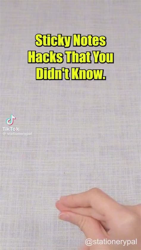 Fun Things To Do With Sticky Notes