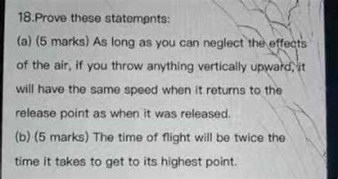 Solved Prove These Statements A Marks As Long As Chegg Com