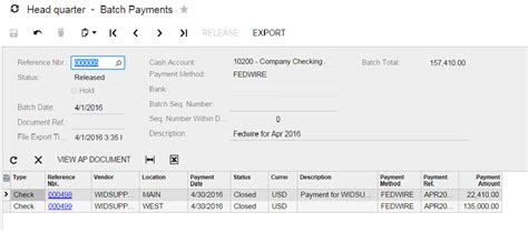 Configuring Batch Payments For Custom File Format Acumatica Developers Blog