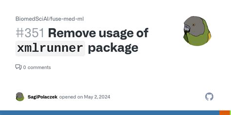 remove usage of `xmlrunner` package · issue 351 · biomedsciai fuse med