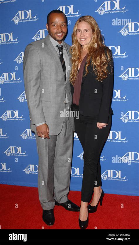 Donald Faison Cacee Cobb Anti Defamation League Entertainment Industry Awards Dinner Red